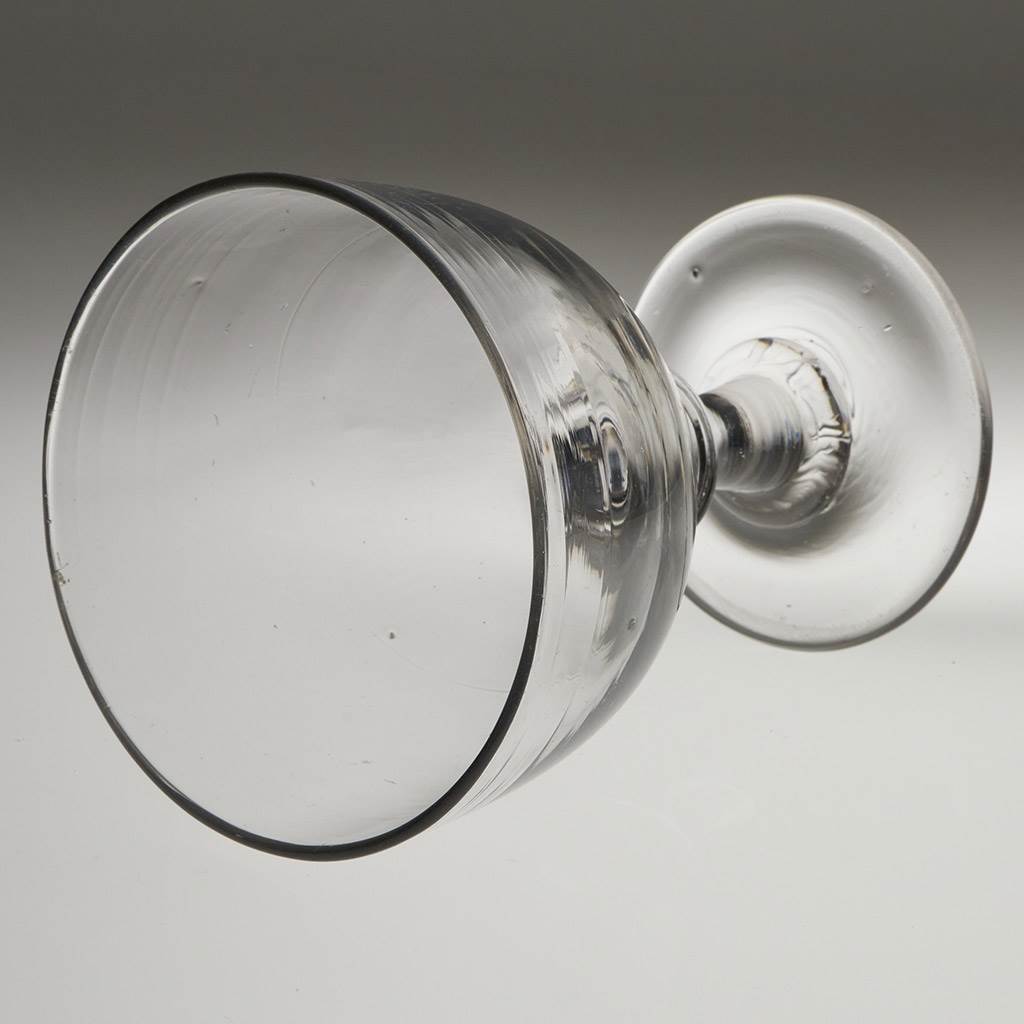 Rummer Glass with Capstan Stem 19th Century