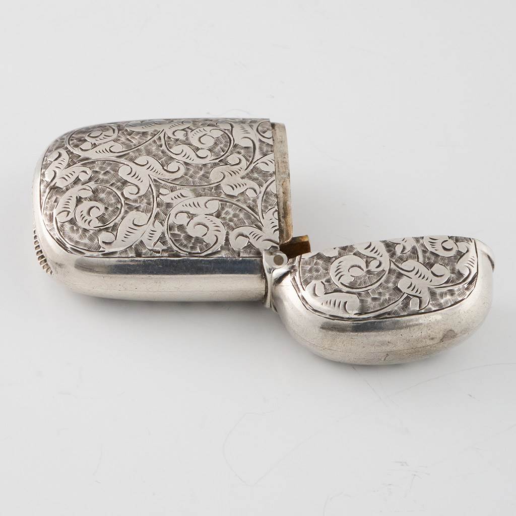 Sterling Silver Vesta Case Birmingham 1886
