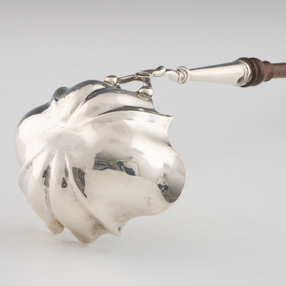 Georgian Silver Toddy Ladle with Double Lip London 1748