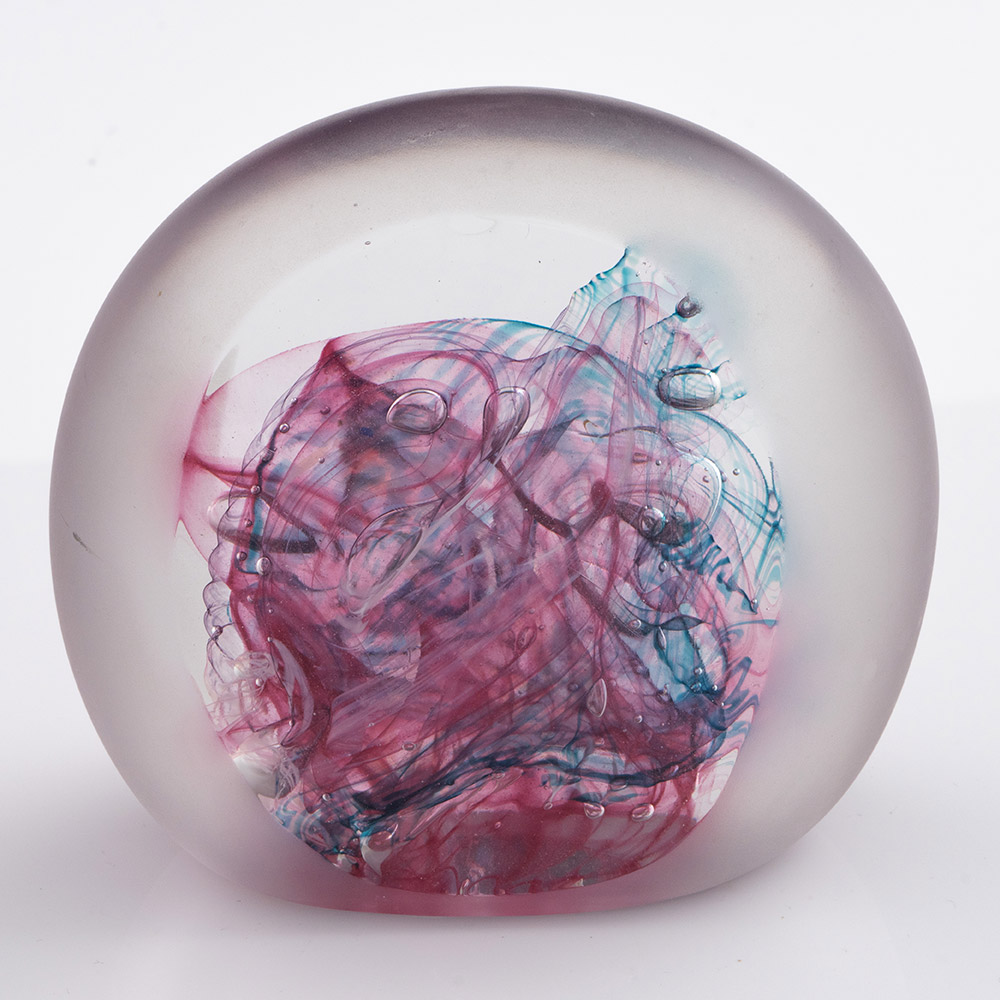 Jane Charles Paperweight With Double Window c2000