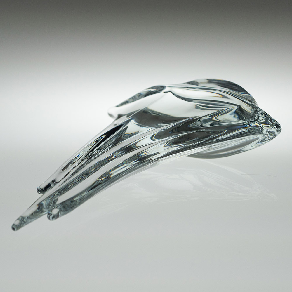 Daum Nancy Sailboat Glass Sculpture 20th Century