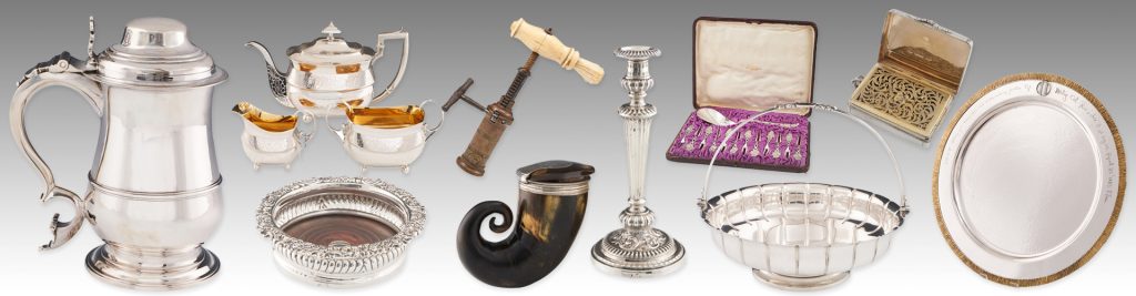 Antique Sterling Silver And Metalwares