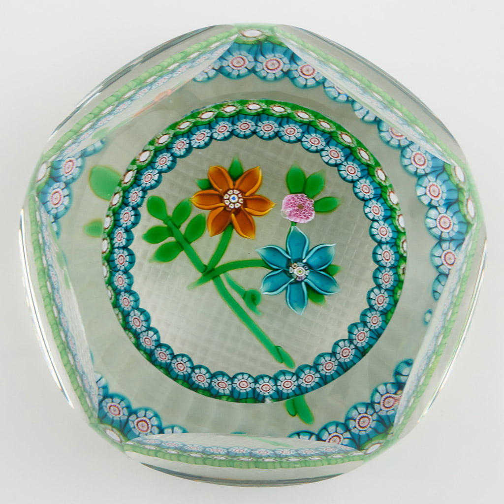 Perthshire Paperweight Lampwork Bouquet 1983E
