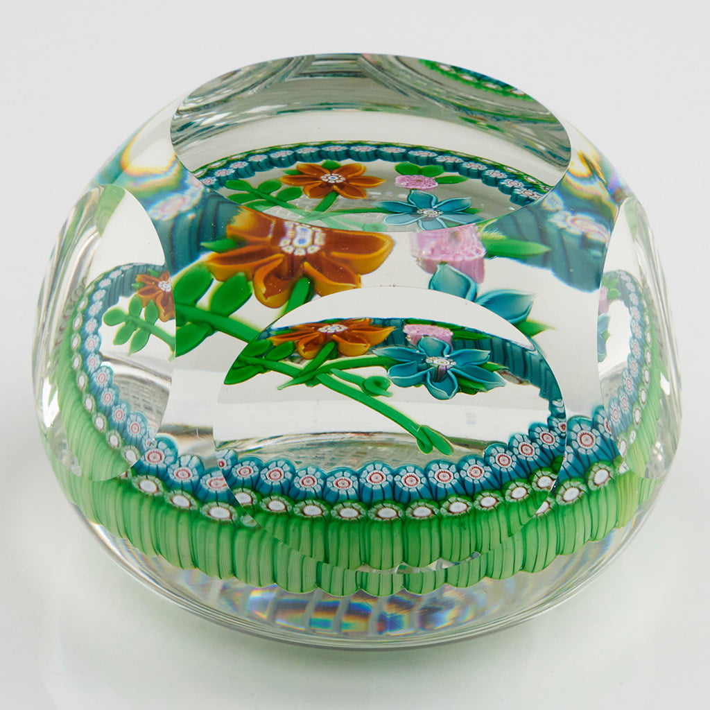 Perthshire Paperweight Lampwork Bouquet 1983E