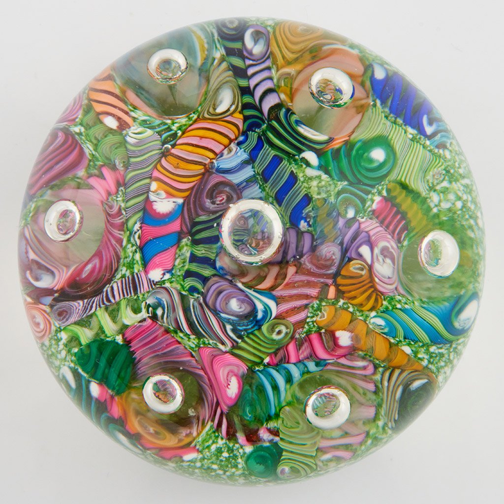Paul Ysart Paperweight Harlequin c1970