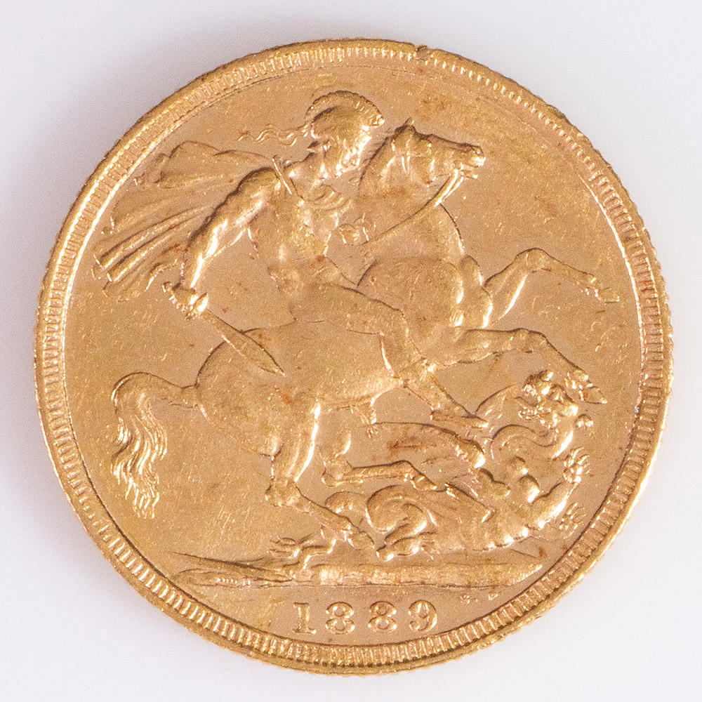 Victoria Gold Sovereign Jubilee Head St. George Type 1889