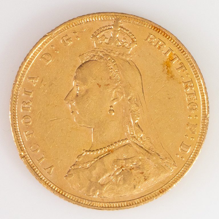 Victoria Gold Sovereign Jubilee Head St. George Type 1887
