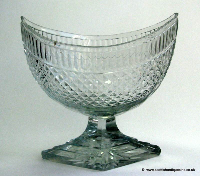 Georgian Irish Glass Standing Bowl c1825 – SOLD