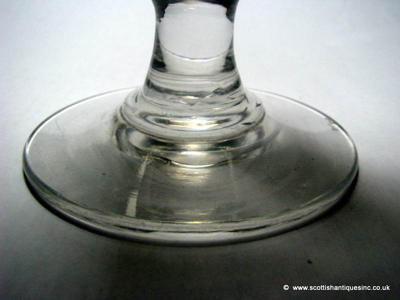 SOLD – Tall French “Absinthe” Glass c1830 – 8 inches