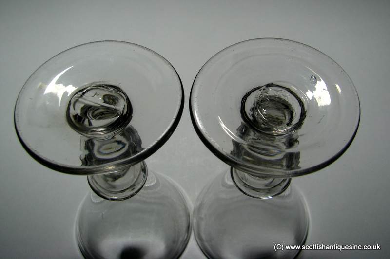 SOLD – Pair Regency Port Glasses c1800