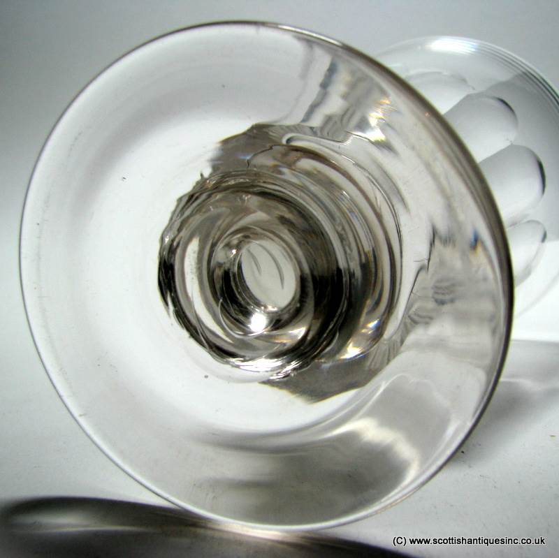 Bucket Bowl Georgian Glass Rummer 1820