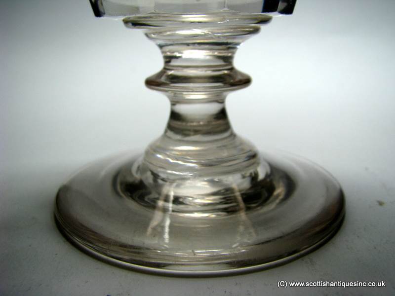 Bucket Bowl Georgian Glass Rummer 1820