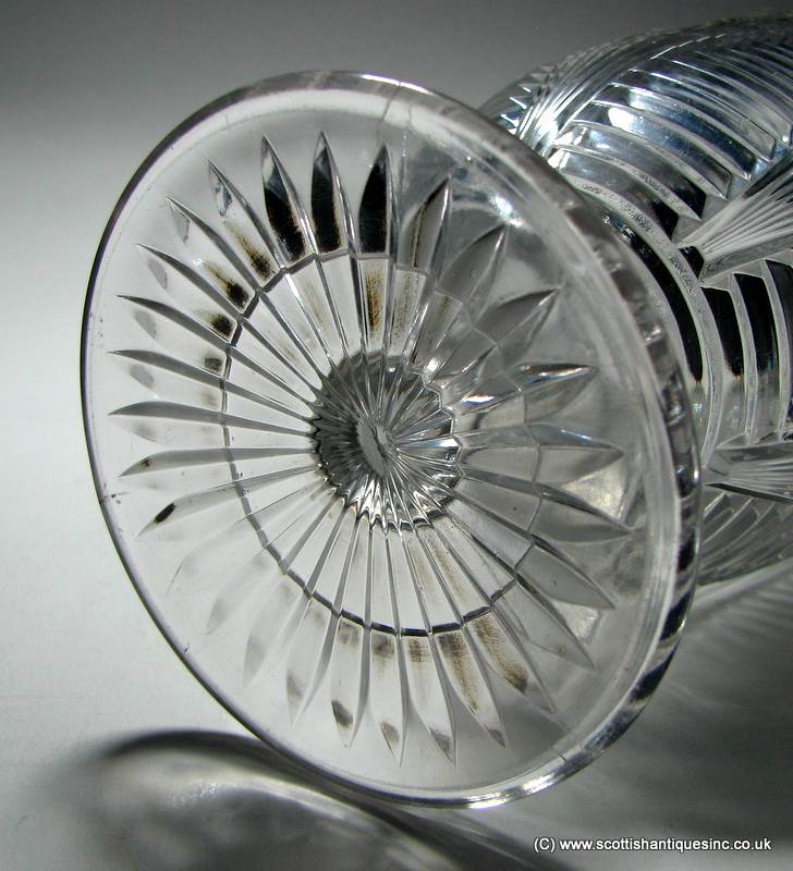SOLD – Percival Vickers Victorian Glass Celery Vase c1891