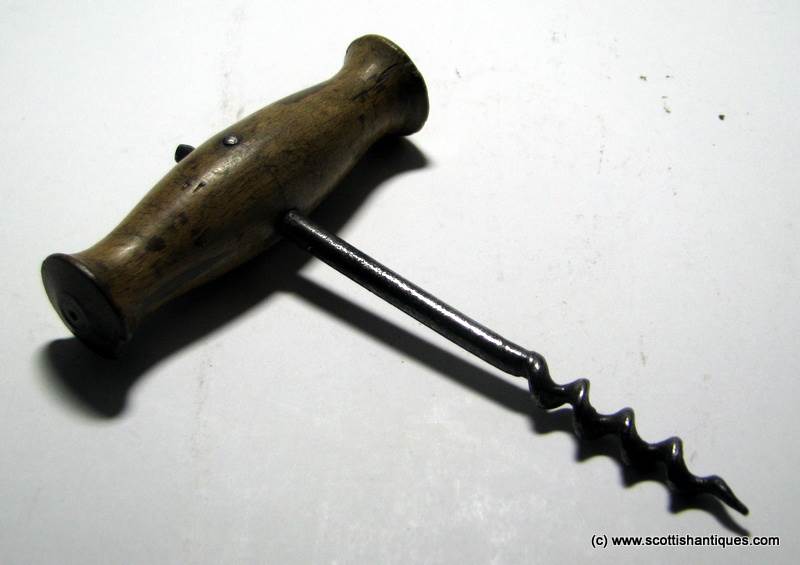 Victorian Boxwood Direct Pull Corkscrew