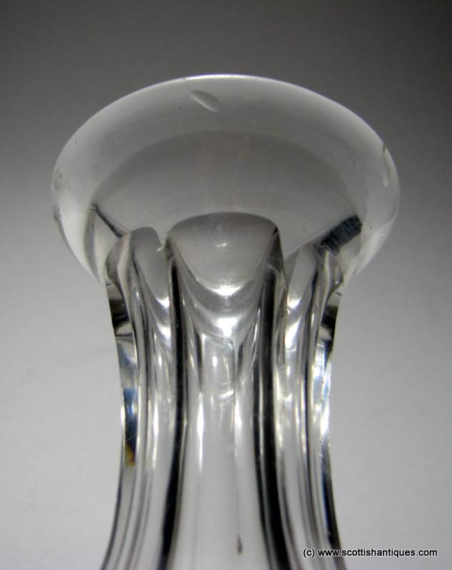 Victorian James Couper & Sons Glass Gill Whisky Measure 1868