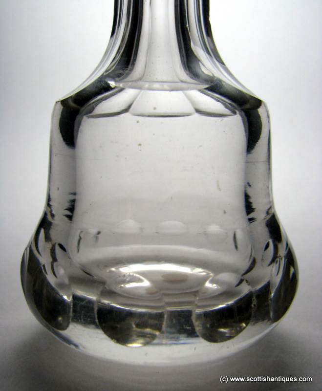 Victorian James Couper & Sons Glass Gill Whisky Measure 1868