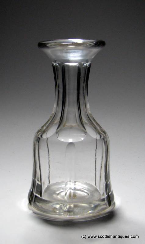 Victorian Double Gill Glass Whisky Measure 1868
