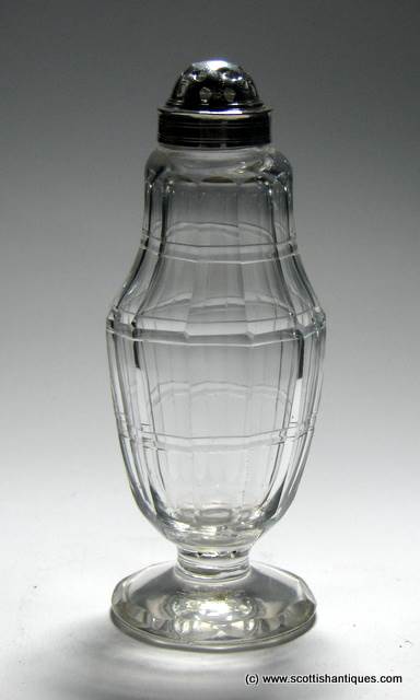 Georgian Glass Pepper Pot c1800