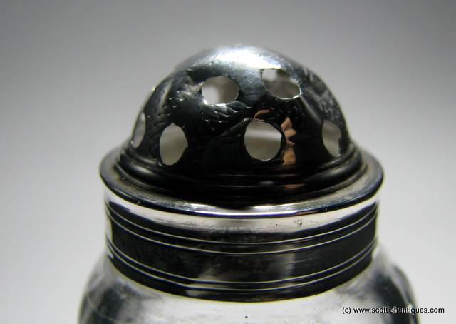 Georgian Glass Pepper Pot c1800