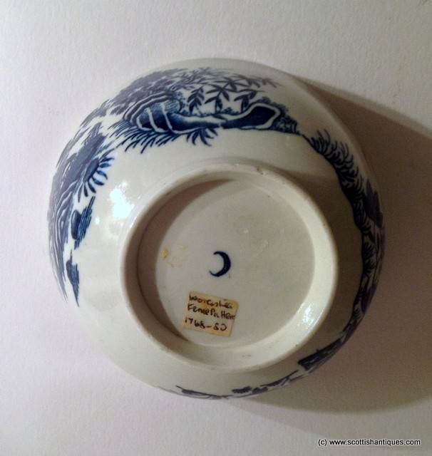 SOLD- First Period Worcester Bowl c1770