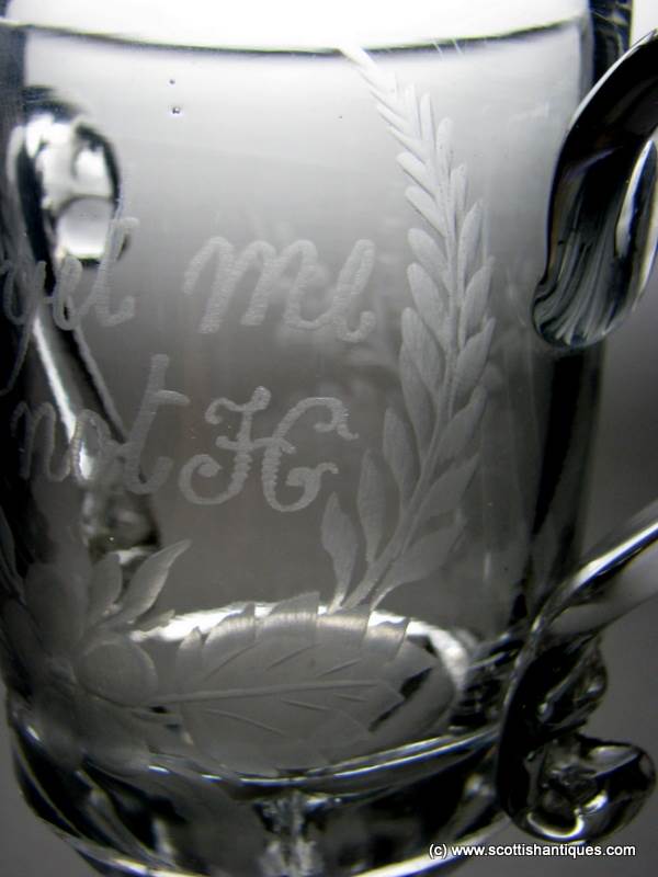 Engraved Victorian Loving Cup c1870