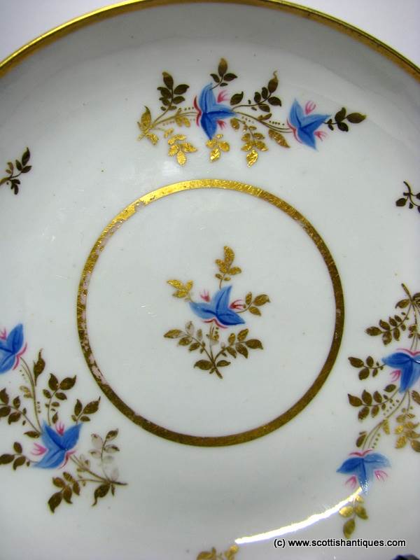 New Hall Porcelain Trio c1800