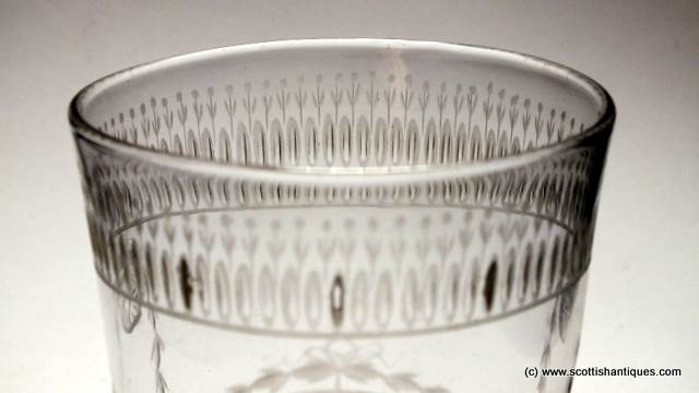 SOLD – Georgian ‘Trick’ Glass Tumbler c1780