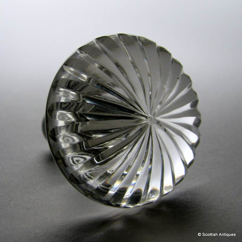 Victorian Cut Glass Spirit Decanter c1880
