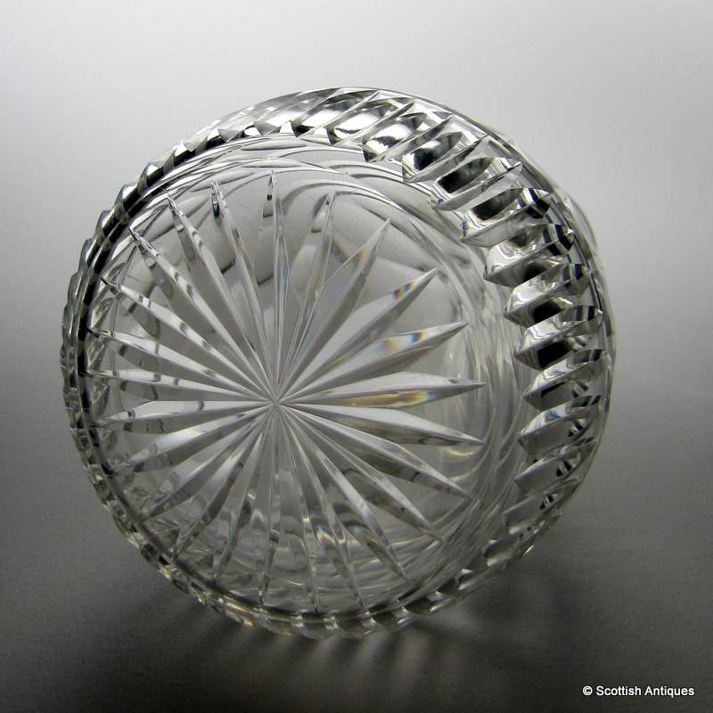 Victorian Cut Glass Spirit Decanter c1880