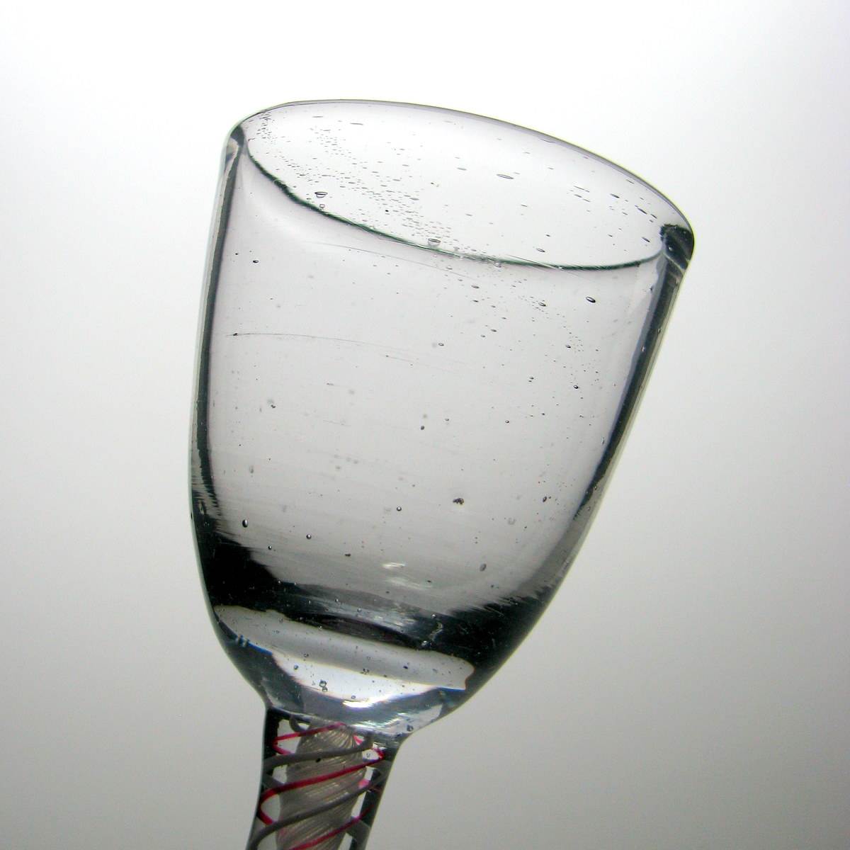 Dutch Colour Twist Wine Glass c1780