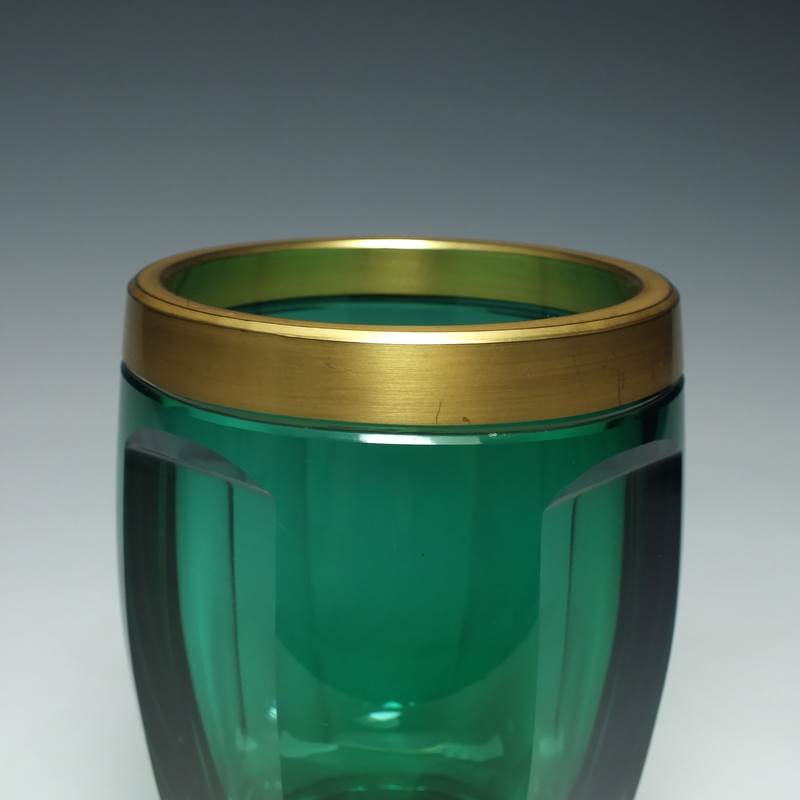 Gilded Green Beaker c1880