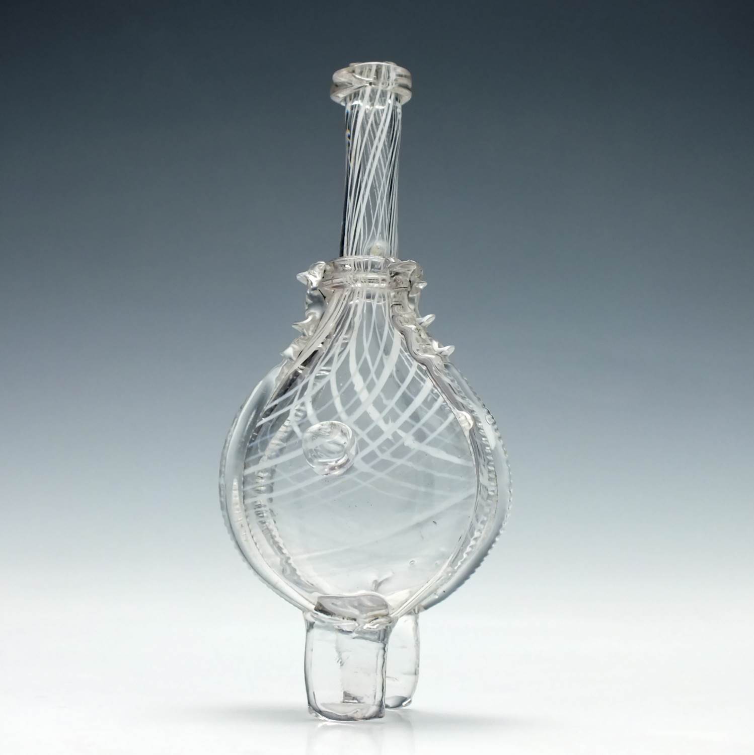 Victorian Nailsea Glass Bellows c1860
