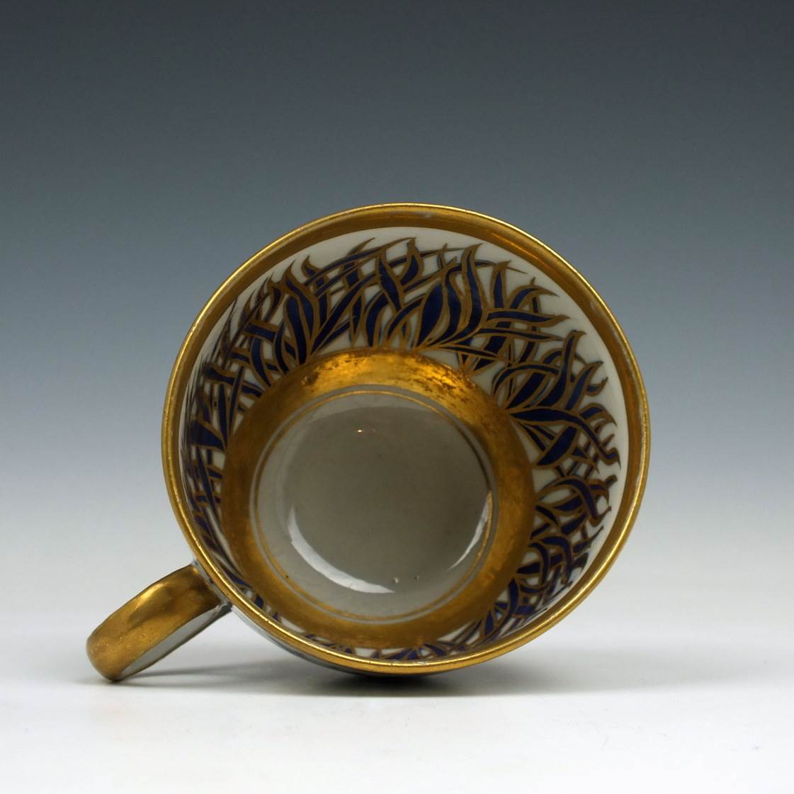 New Hall Porcelain Pattern 741 Tea Cup & Saucer c1800