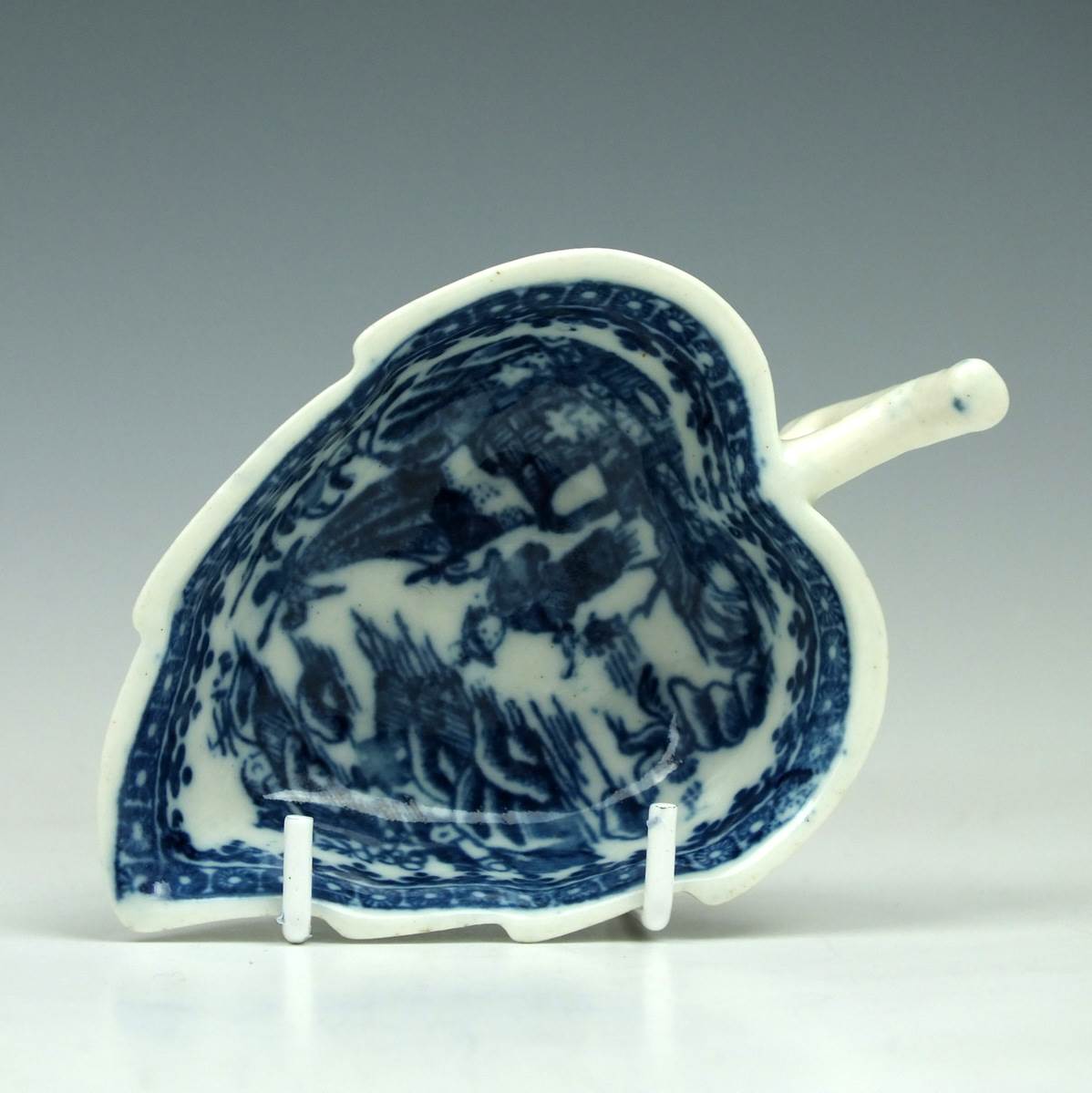 Pair of Caughley Fisherman Pattern Butter Boats c1785 - 18th century ...