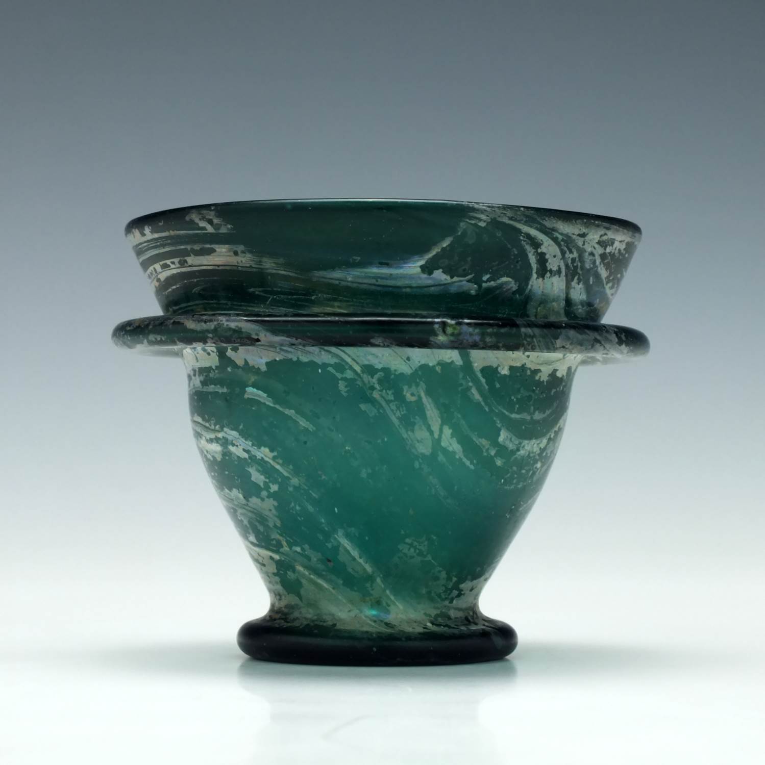 Byzantine Green Glass Cup 1st to 5th Century