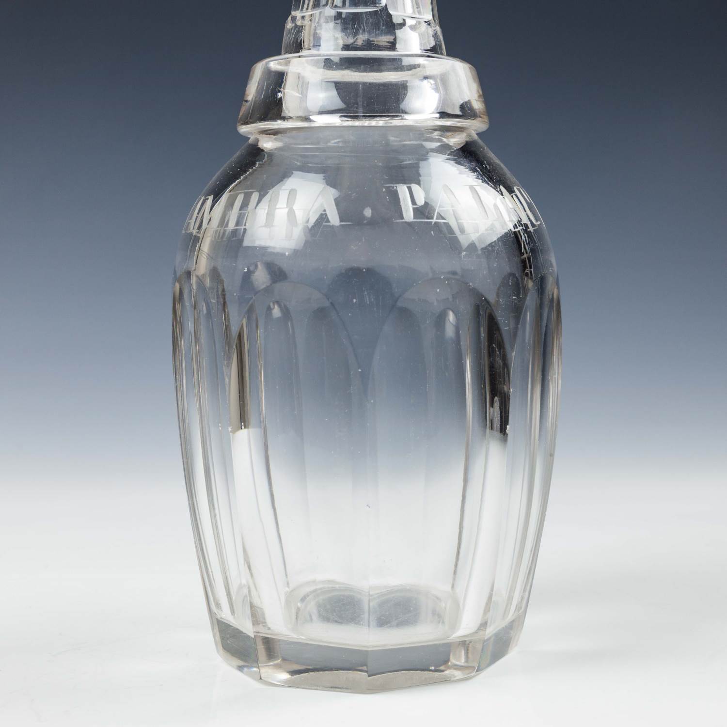 Edwardian Six Gill Glass Measure c1910