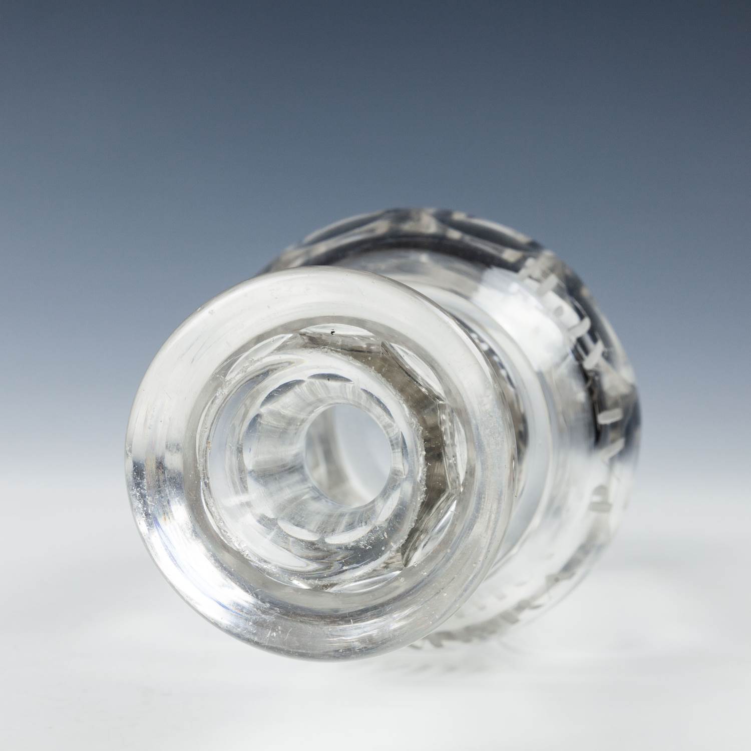 Edwardian Six Gill Glass Measure c1910