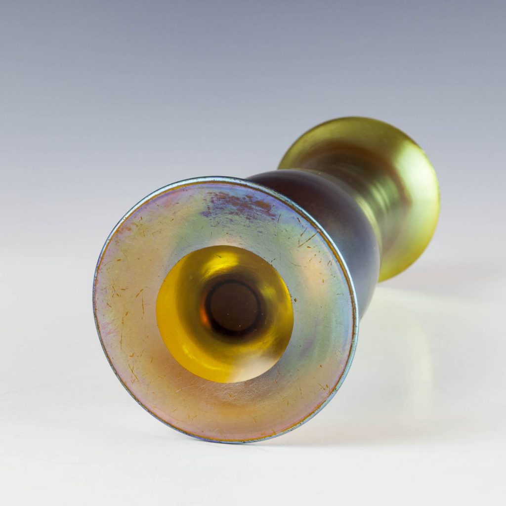WMF Myra-Kristall Iridescent Glass Vase c1930