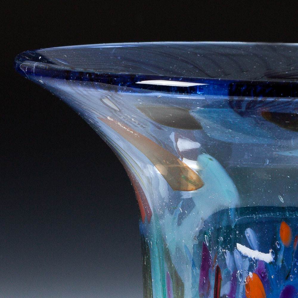 A George Elliott Studio Glass Vase c1980