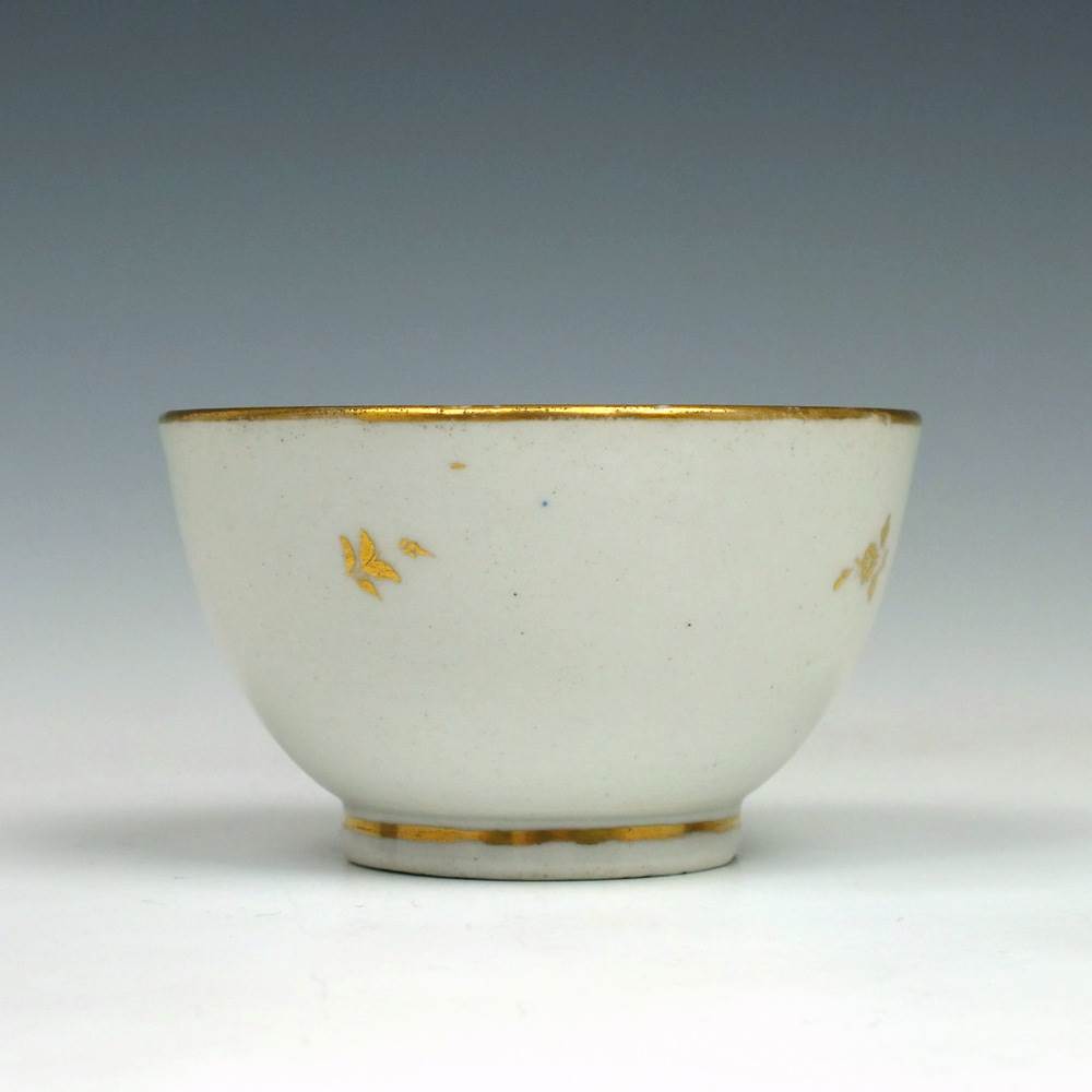 Early New Hall Porcelain Pattern 264 Teabowl and Saucer c1787