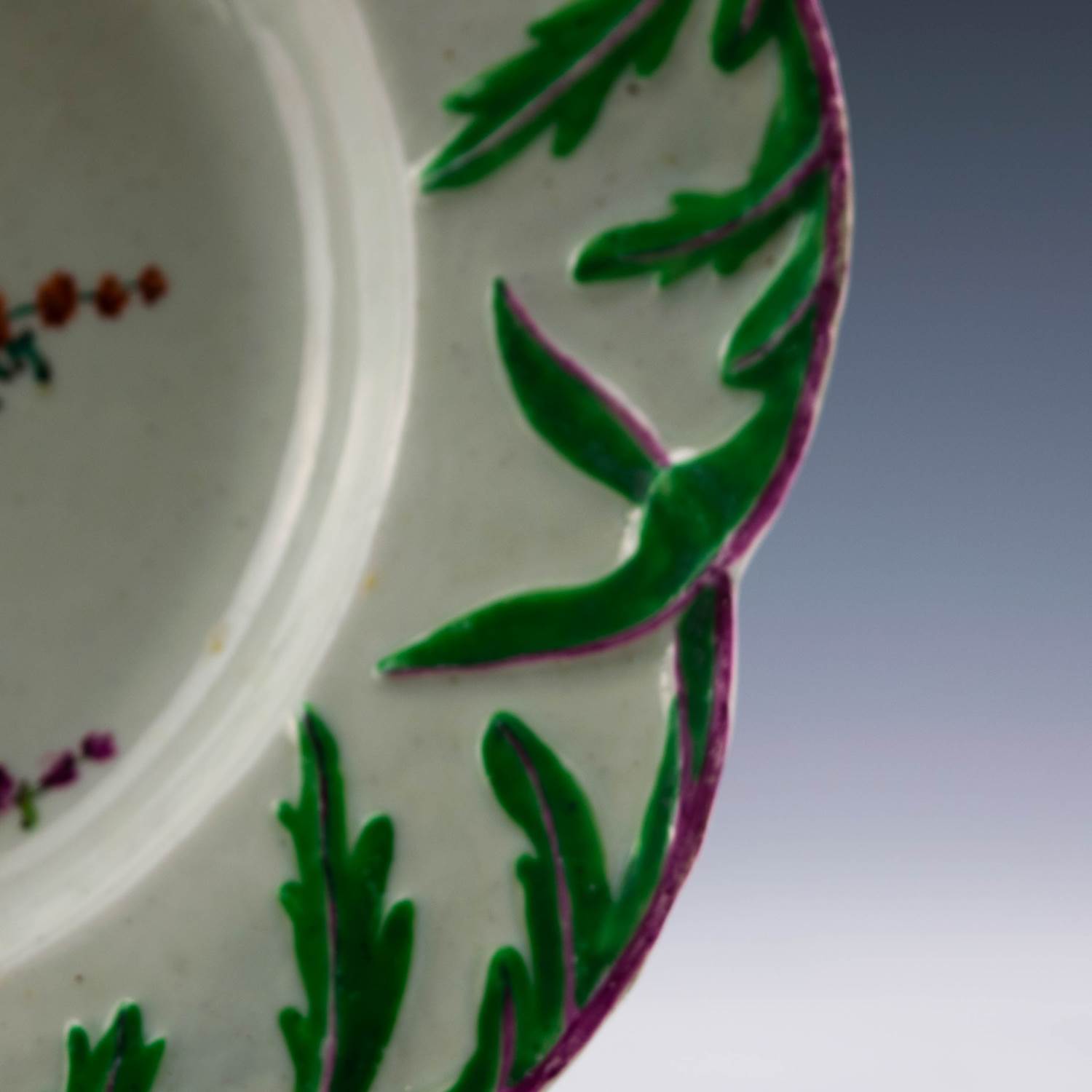 Longton Hall Porcelain Plate c1757