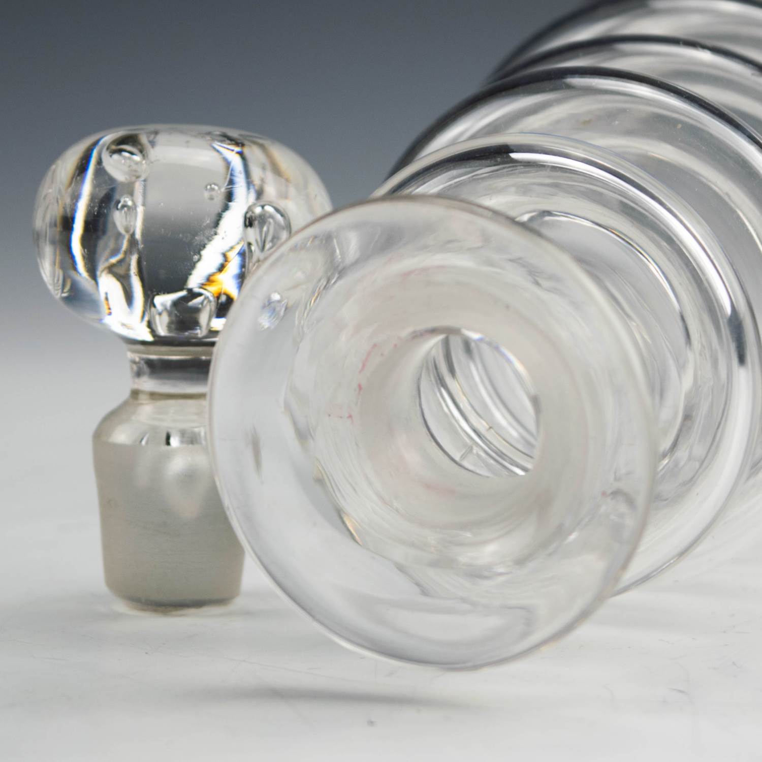 Victorian Beehive Decanter c1860