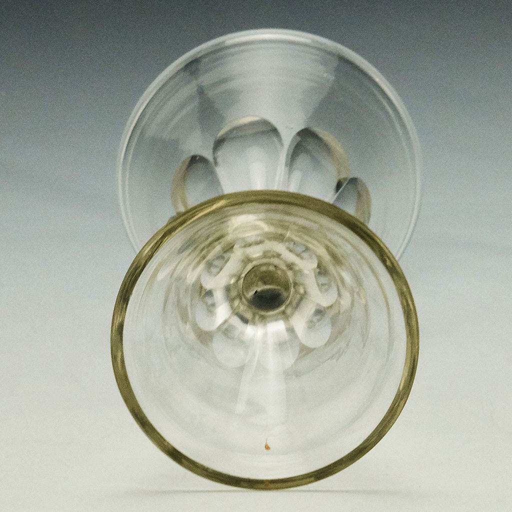 A Double Ended Dram Glass c1840