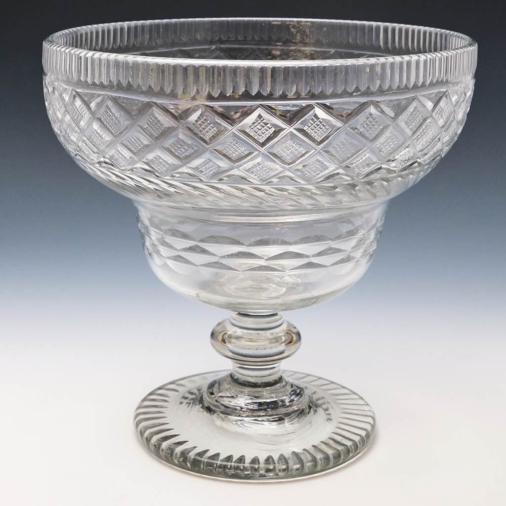 Anglo Irish Kettle Drum Standing Bowl c1830