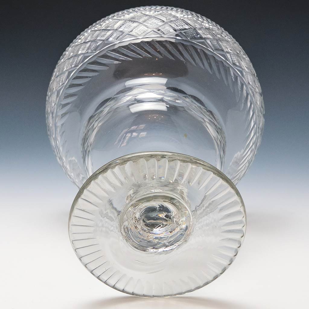 Anglo Irish Kettle Drum Standing Bowl c1830