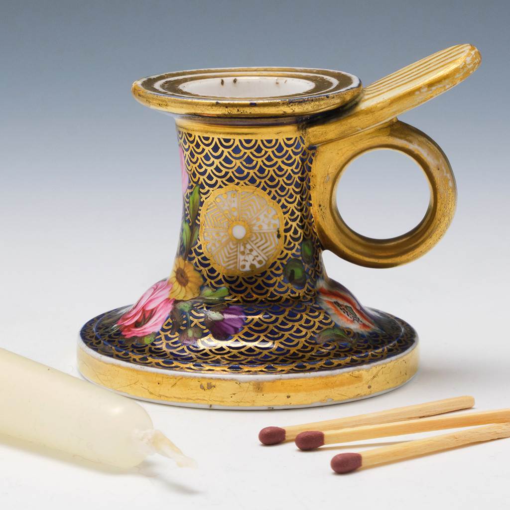 A Spode Pattern 1166 Chamberstick c1820