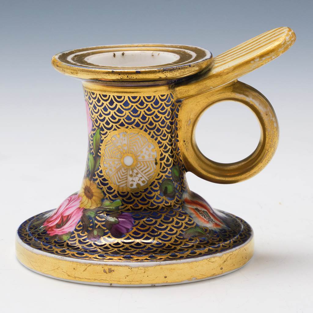 A Spode Pattern 1166 Chamberstick c1820