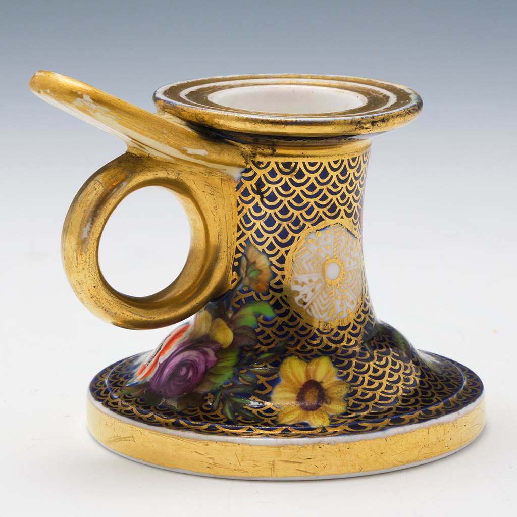 A Spode Pattern 1166 Chamberstick c1820