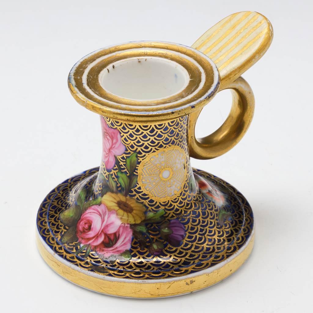 A Spode Pattern 1166 Chamberstick c1820