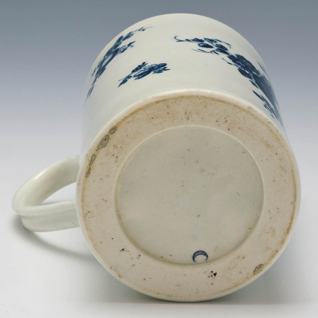 Worcester Porcelain Beer Mug c1780